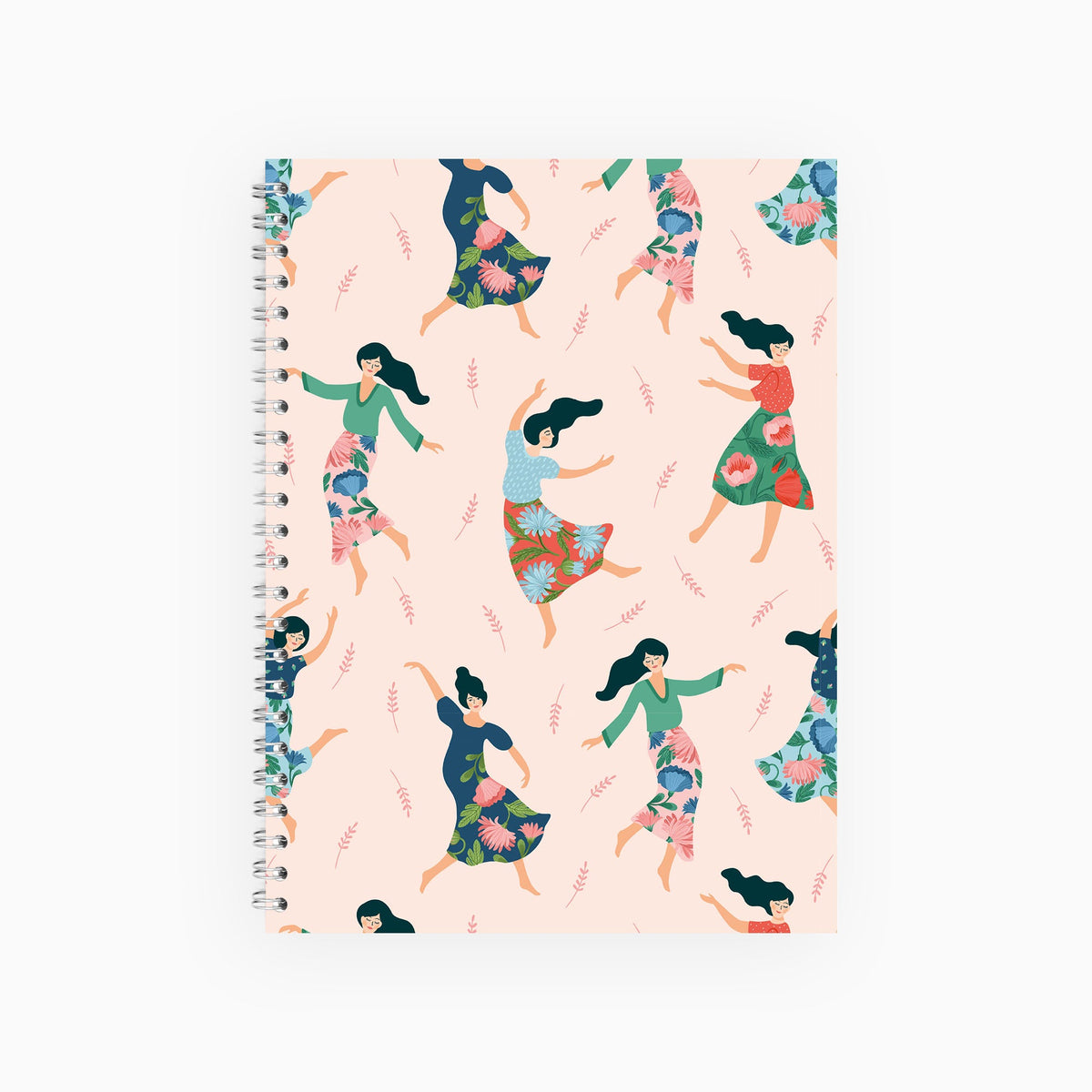 Floral Dancing Notebook | Dotgrid