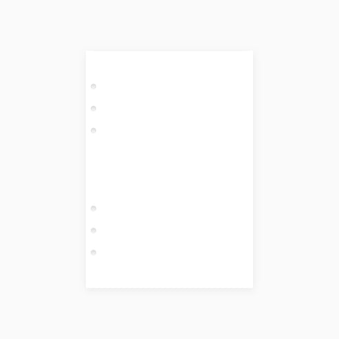 Blank White A5 Inserts | Organiser Inserts | Planner Inserts – Dotgrid