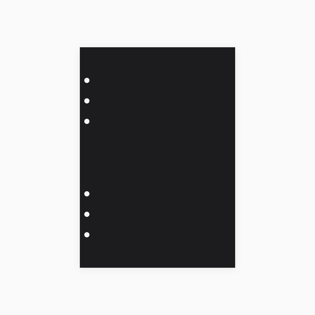 Blank black A5 Inserts | Organiser Inserts | Planner Inserts – Dotgrid