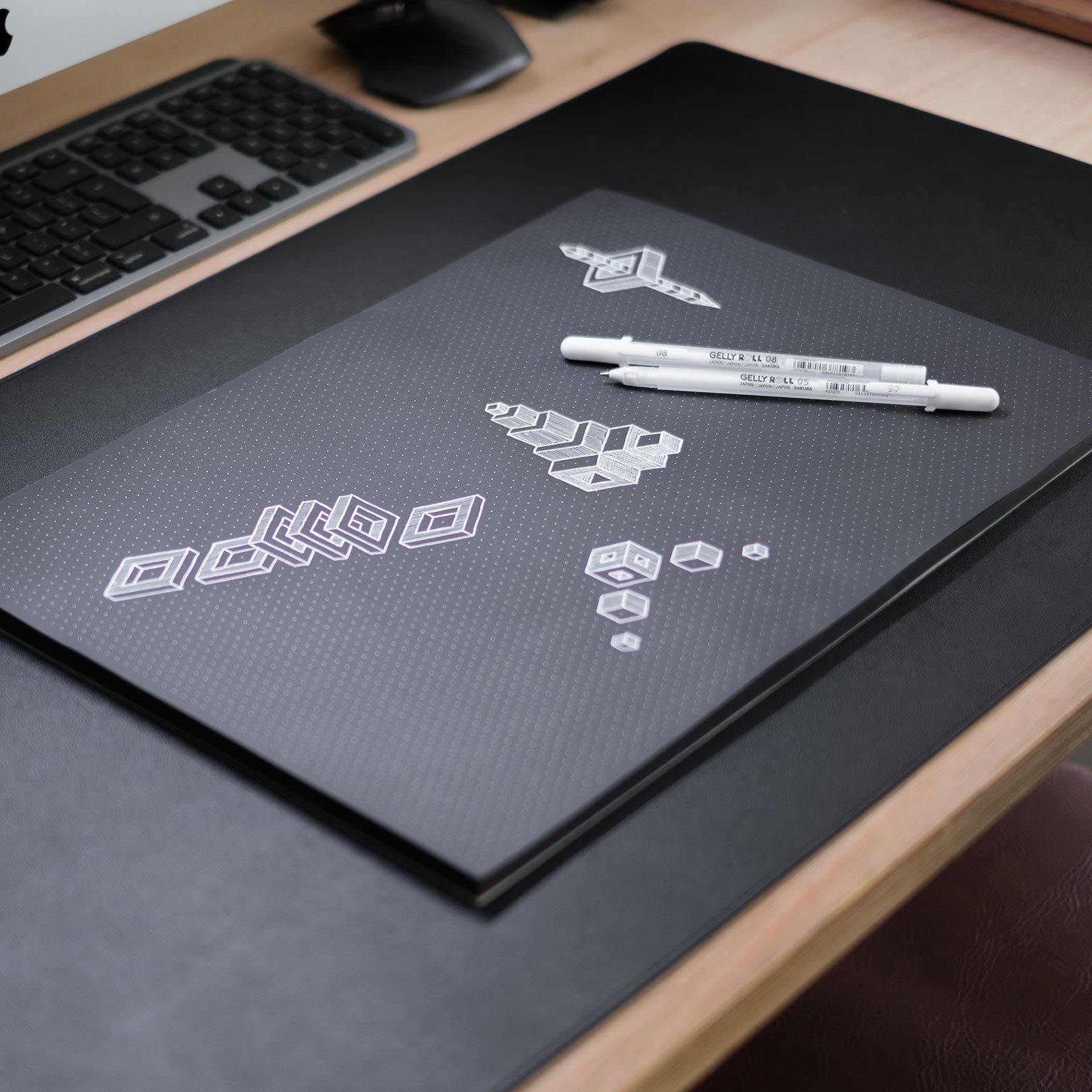 A3 Isometric Paper Pad with 50 Tear-Off Dotted Iso Sheets | Dotgrid