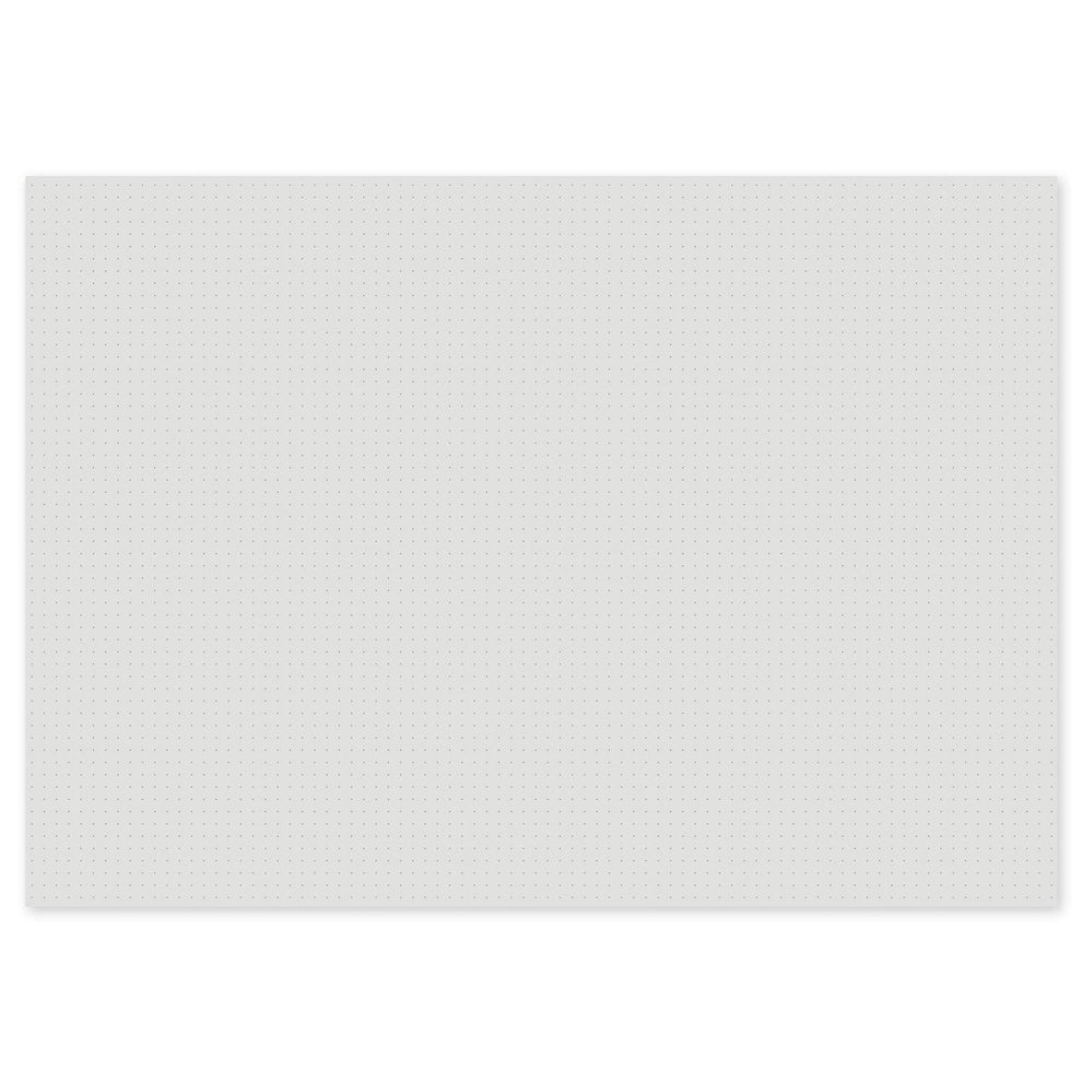 A3 Dot Grid Deskpad with 50 Tear-Off Grey Dotted Sheets – Dotgrid