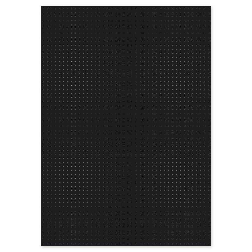 Black Dot Grid Paper Available In A3/A4/A5/A6 – Dotgrid