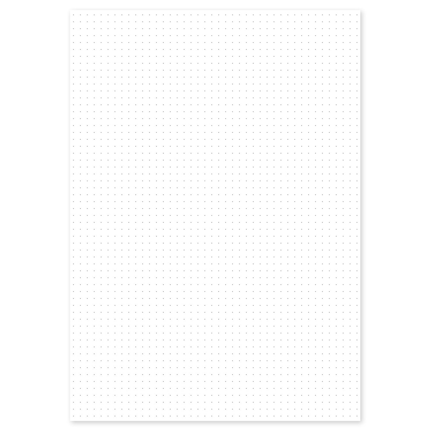White Dot Grid Paper Available In A3/A4/A5/A6 – Dotgrid