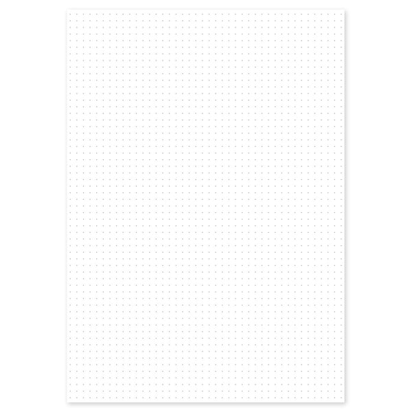 White Dot Grid Paper Available In A3/A4/A5/A6 – Dotgrid