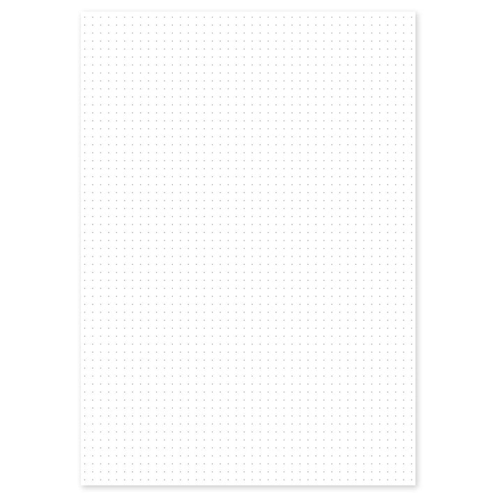 White Dot Grid Paper Available In A3/A4/A5/A6 – Dotgrid