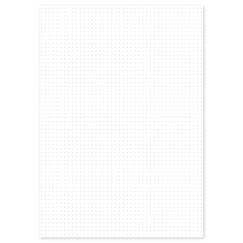 White Dot Grid Paper Available In A3/A4/A5/A6 – Dotgrid