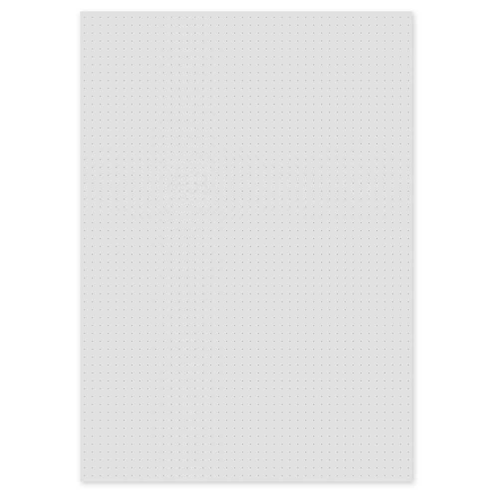 Grey Dot Grid Paper Available In A3/A4/A5/A6 – Dotgrid