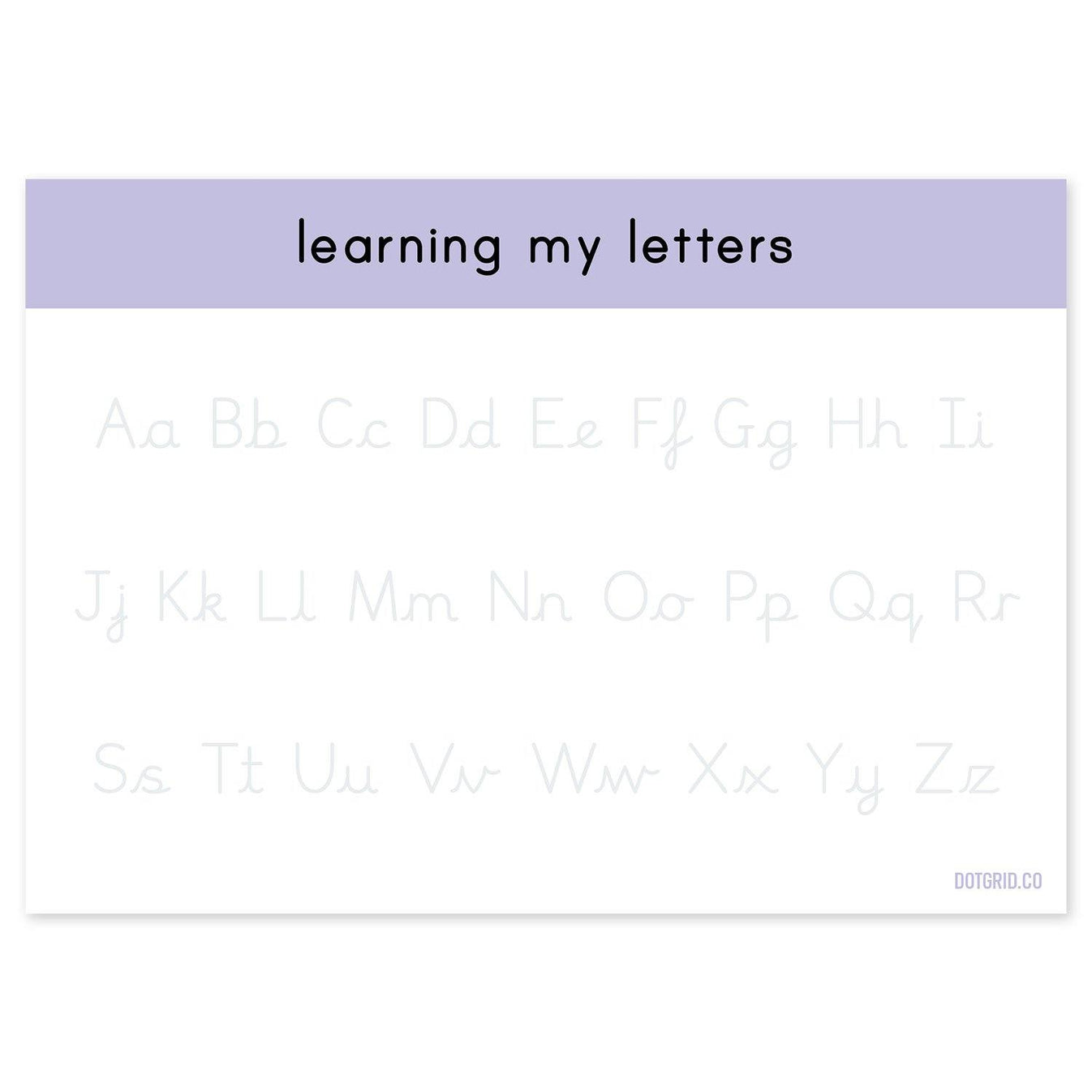 Precursive Handwriting Worksheets For Kids | Learn To Write – Dotgrid