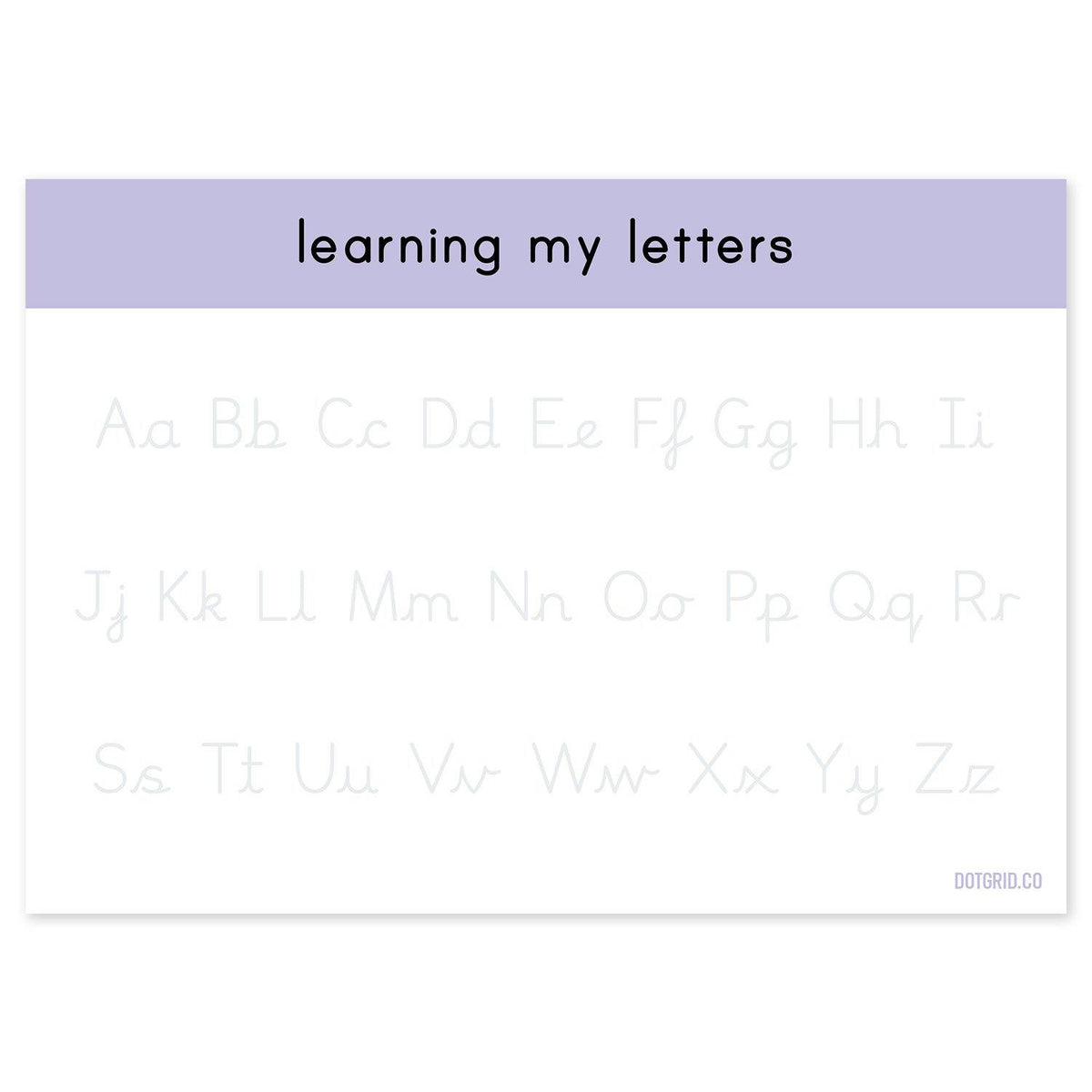 Precursive Handwriting Worksheets For Kids | Dotgrid