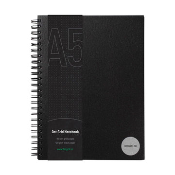 Black Paper Notebooks | Notebooks with Black Pages | Dotted Journals ...