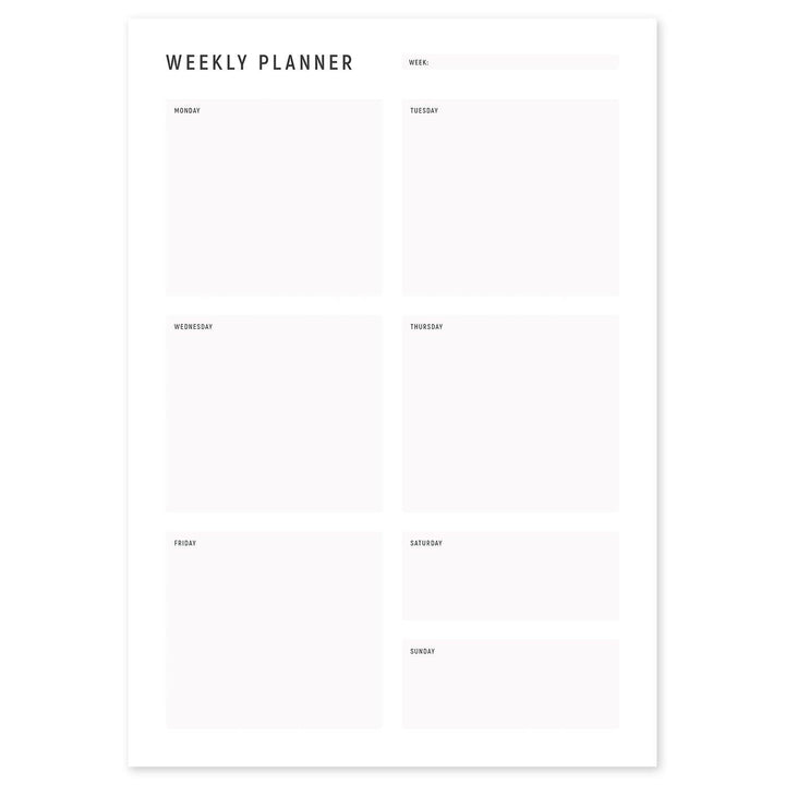Weekly Planning Pads – Dotgrid