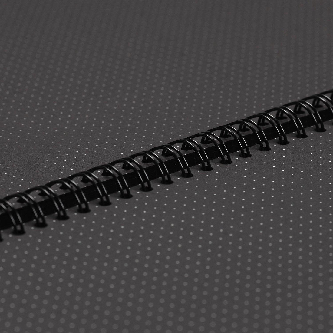 A4 Spiral Dot Grid Notebook With Dotted Black Pages – Dotgrid