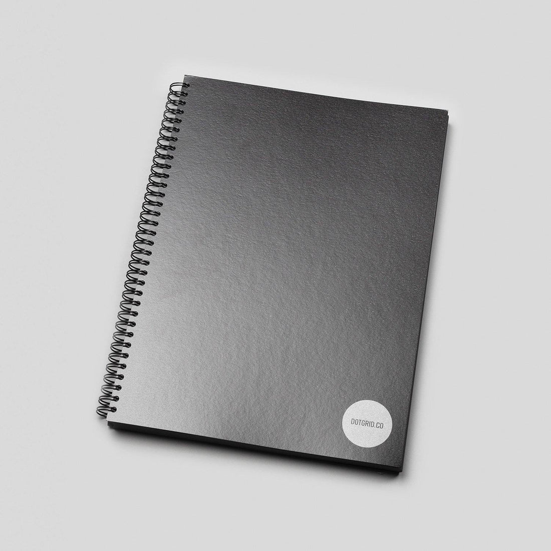 A4 Spiral Dot Grid Notebook With Dotted Black Pages – Dotgrid