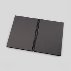 A4 Spiral Dot Grid Notebook With Dotted Black Pages – Dotgrid