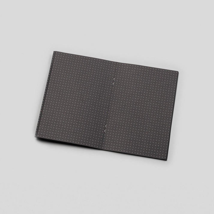 A6 Dotted Notepad With Dotted Black Pages – Dotgrid