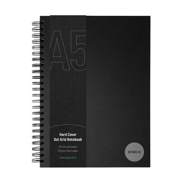 Black Paper Notebooks | Notebooks with Black Pages | Dotted Journals ...