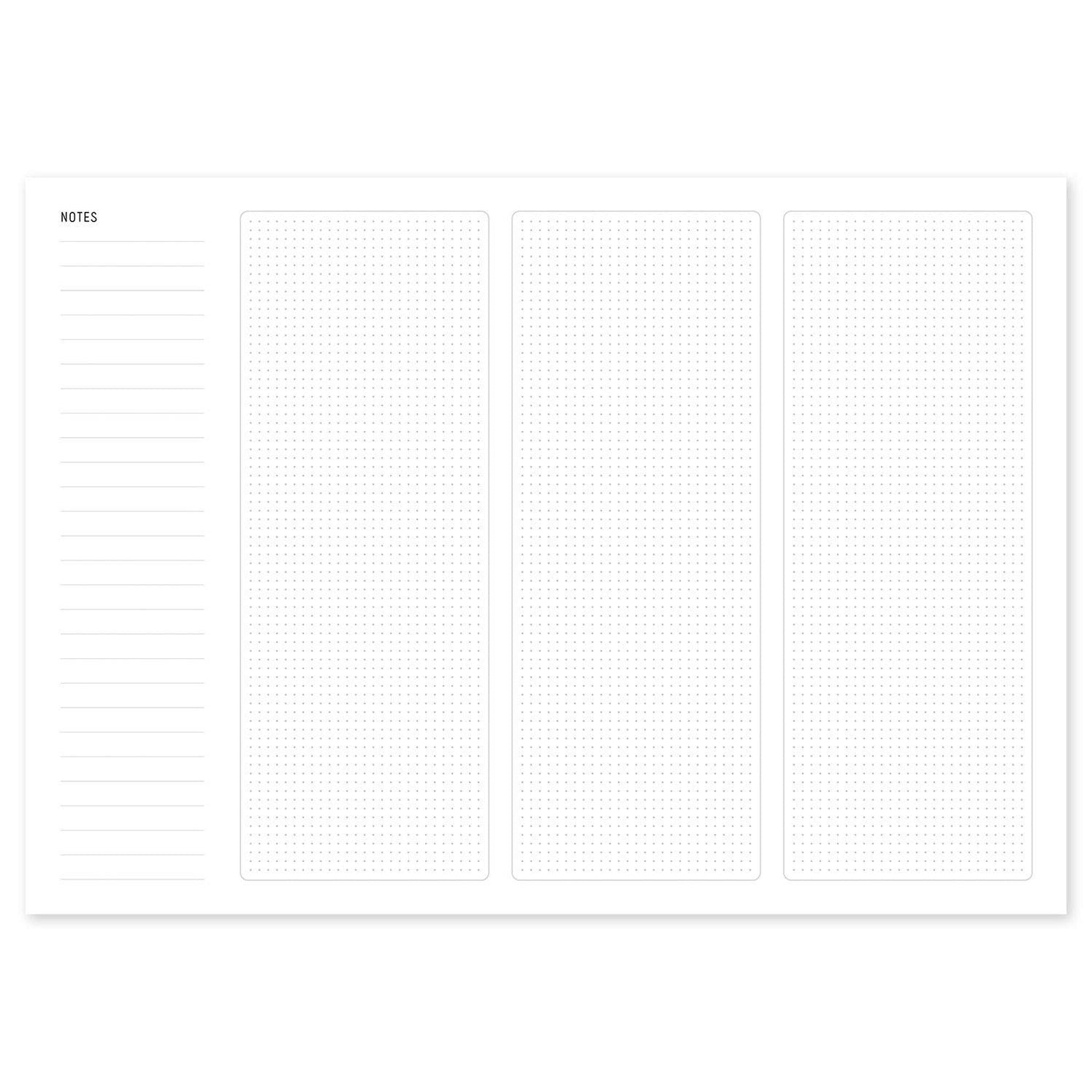 A4 Mobile Device Wireframing Pad (White) | Dotgrid