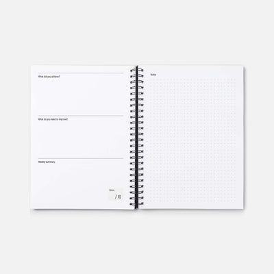 Weekly Planner Notebook | Get organised with Dotgrid | A5 Wirebound